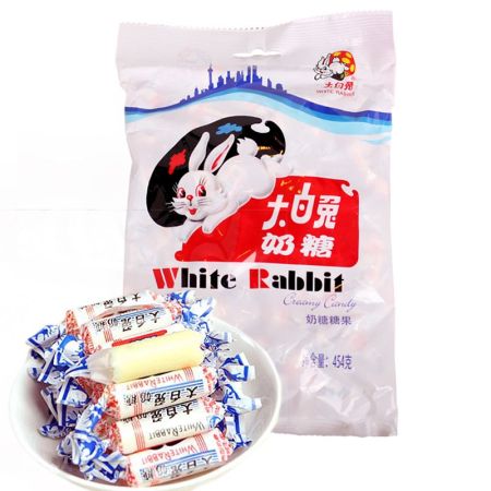 White Rabbit Candy (Da Bai Tu Nai Tang 大白兔奶糖) - Chinese Food Wiki